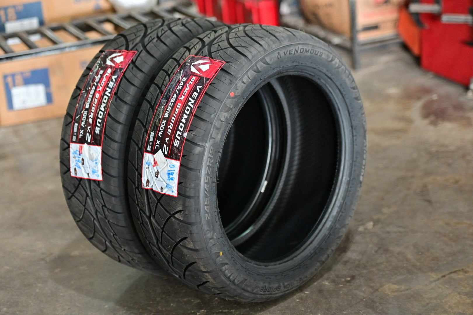 ยางรถยนต์ VEENOMOUS BLACK SPIDRE V.2 245/45/18 – BPDracingwheels