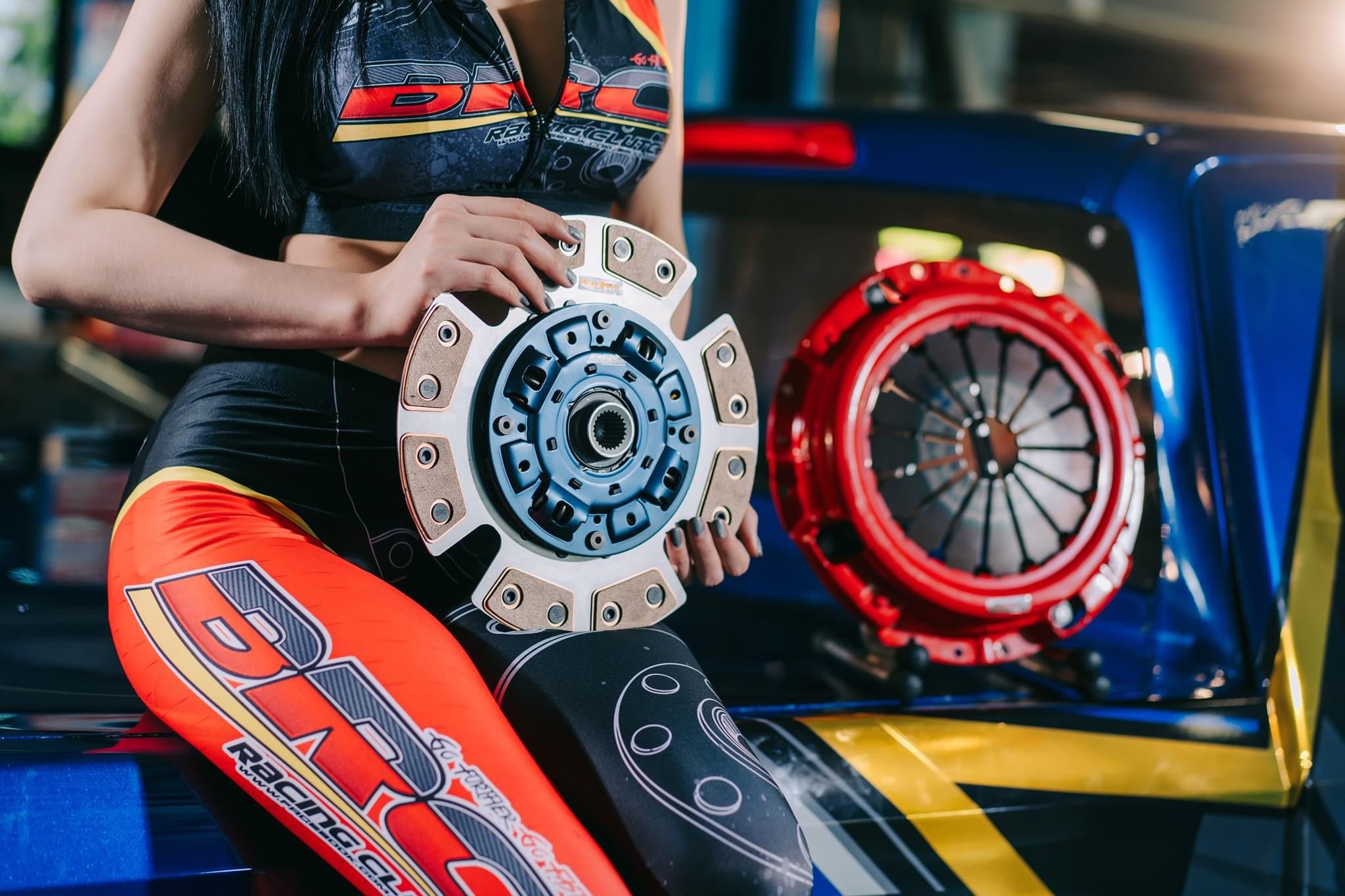 คลัตช์BRC NAVARA 10" ทองแดง 12 ก้อน SEMI(หวี2ชั้น) – BPDracingwheels